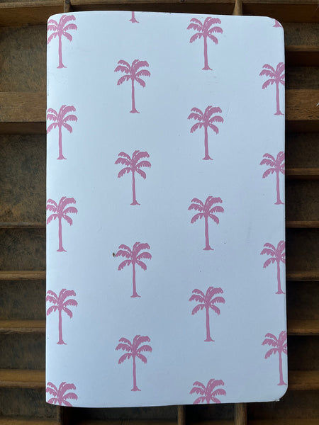Pink palm Large Notebook – Bradley & Lily