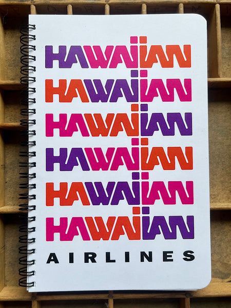 Hawaiian Air collab Logo Large Notebook – Bradley & Lily