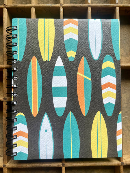Bold Surf Spiral Bound Notebook – Bradley & Lily